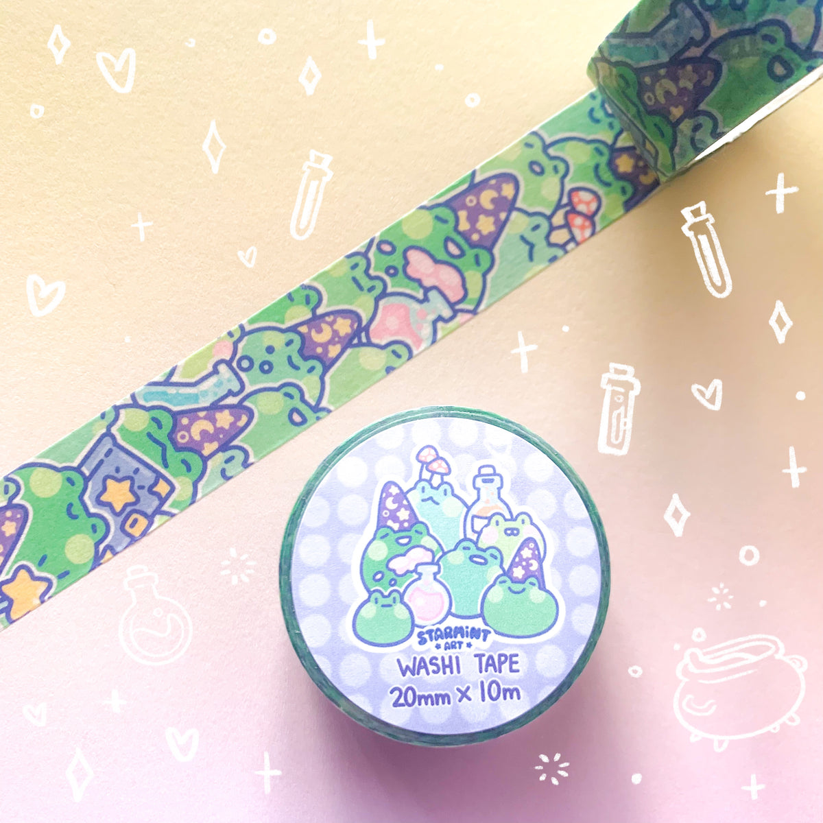 Wizard Frog 2.0 Washi Tape – Starmint Art