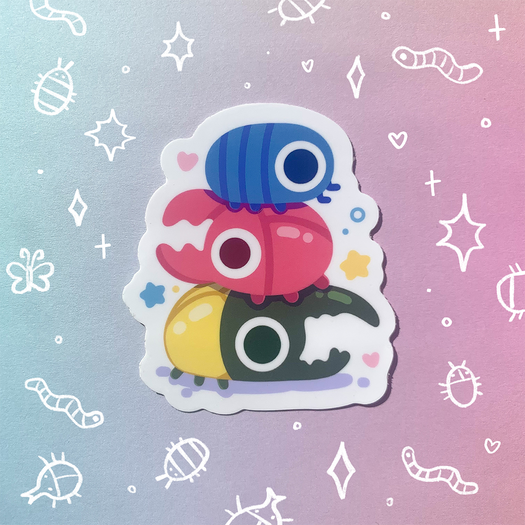 Bugstack Glossy Waterproof Sticker – Starmint Art